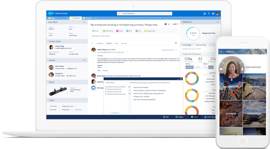 Salesforce services with Online Business Systems