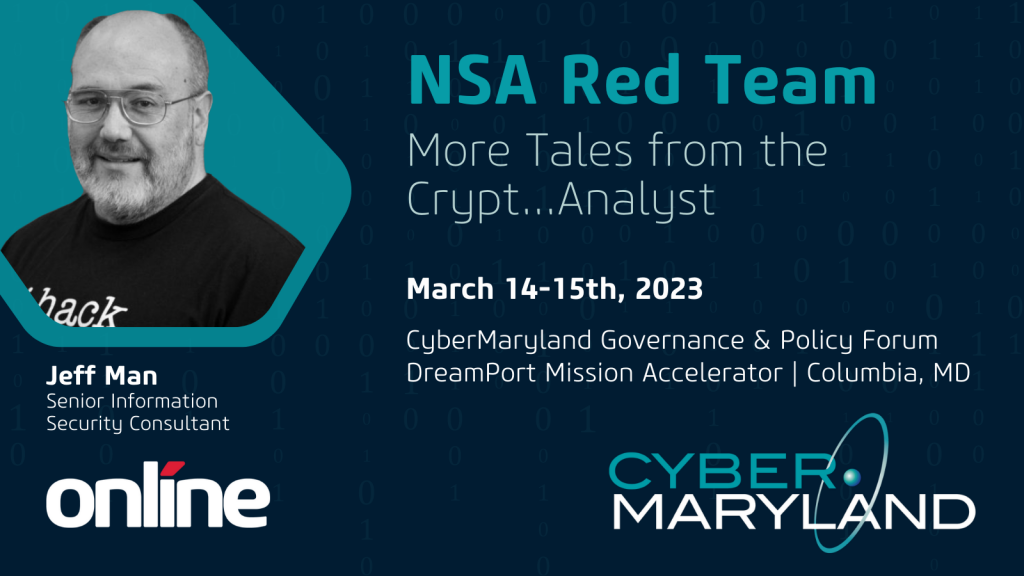 Cyber Maryland Government & Policy Forum to host Jeff Man