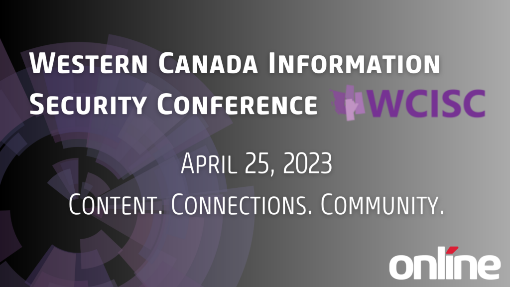 Online looking forward to attending WCISC 2023 in Winnipeg!